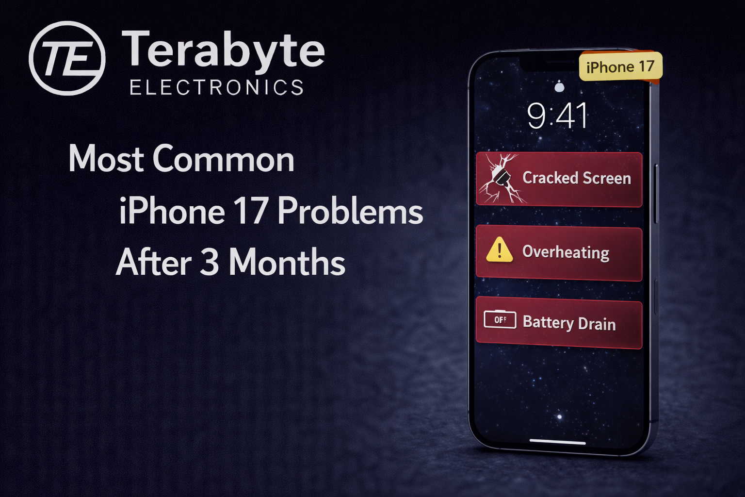 Most Common iPhone 17 Problems After 3 Months – Terabyte Electronics