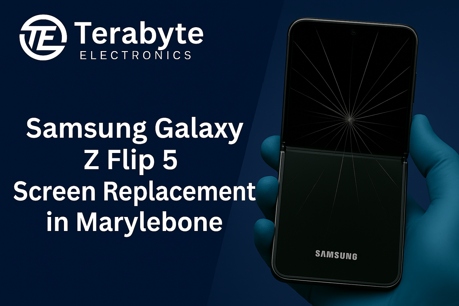 Samsung Galaxy Z Flip 5 Screen Replacement in Marylebone – Terabyte ...